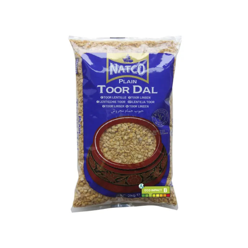 Natco Plain Toor Dal 2kg - Asian Groceries Store
